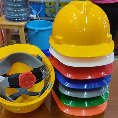 Helm Safety Proyek K3 | Putih Kuning Merah Biru Hijau - MJM Safety